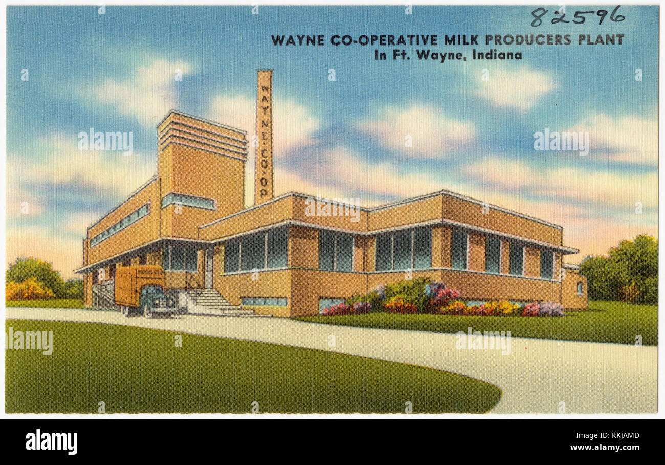 The Wayne Co-operative Milk Producer Plant in Fort Wayne, Indiana, is ...