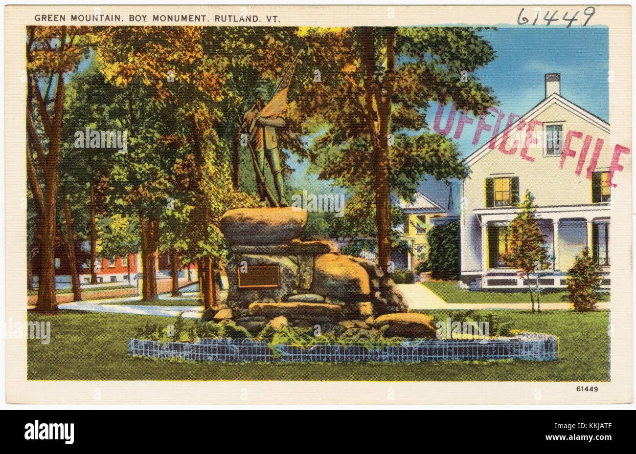 The Green Mountain Boy Monument in Rutland, Vermont, honors the Vermont ...
