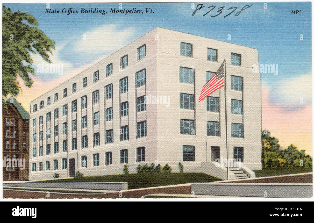 The State Office Building in Montpelier, Vermont, is a government ...