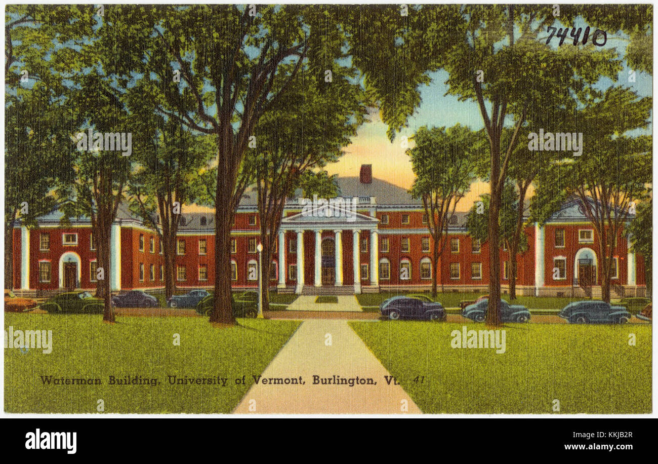 The Waterman Building at the University of Vermont in Burlington is a ...