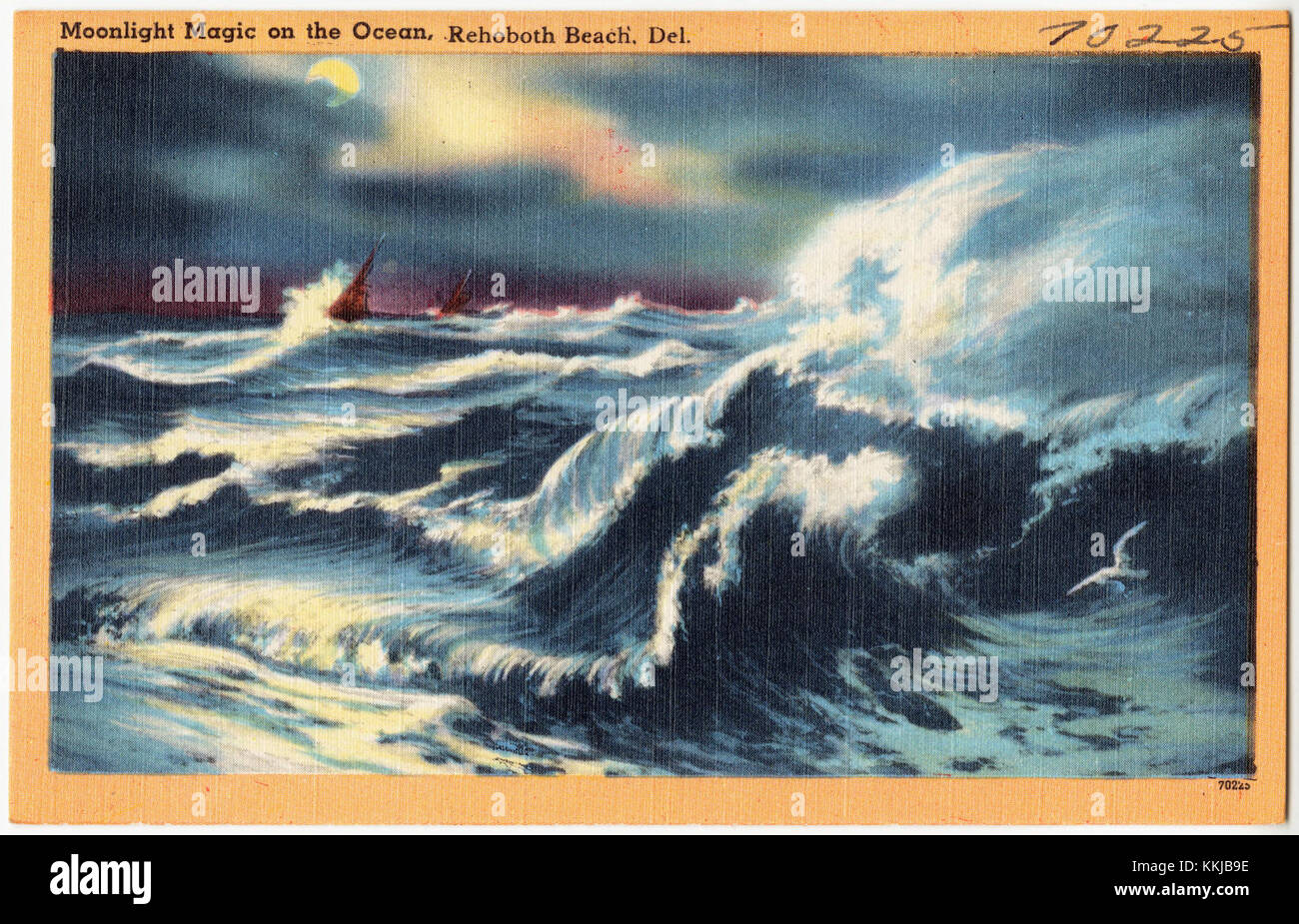 This image captures the beauty of Rehoboth Beach, Delaware, under the ...