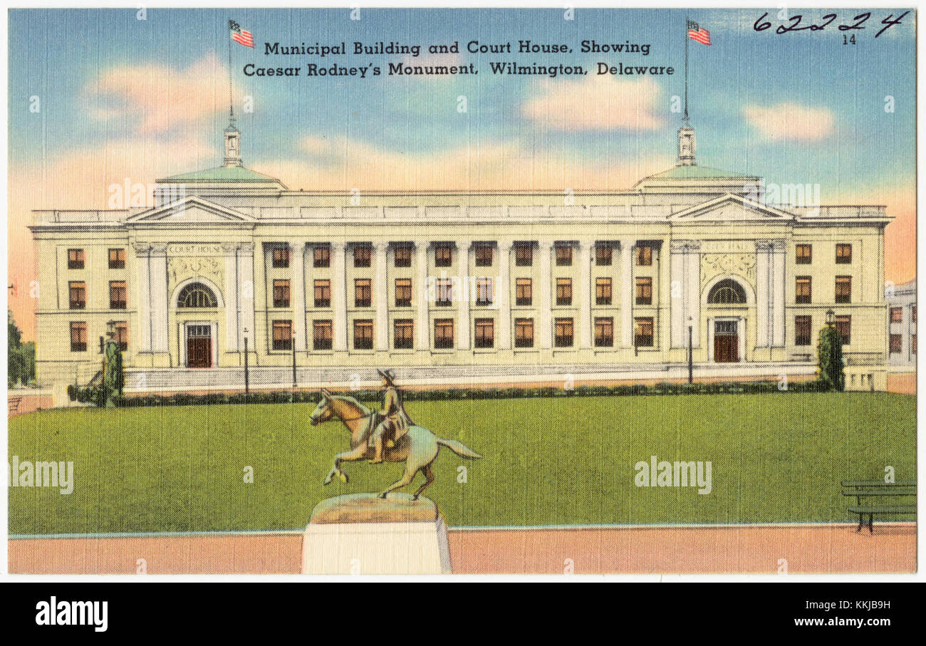 The municipal building and court house in Wilmington, Delaware ...