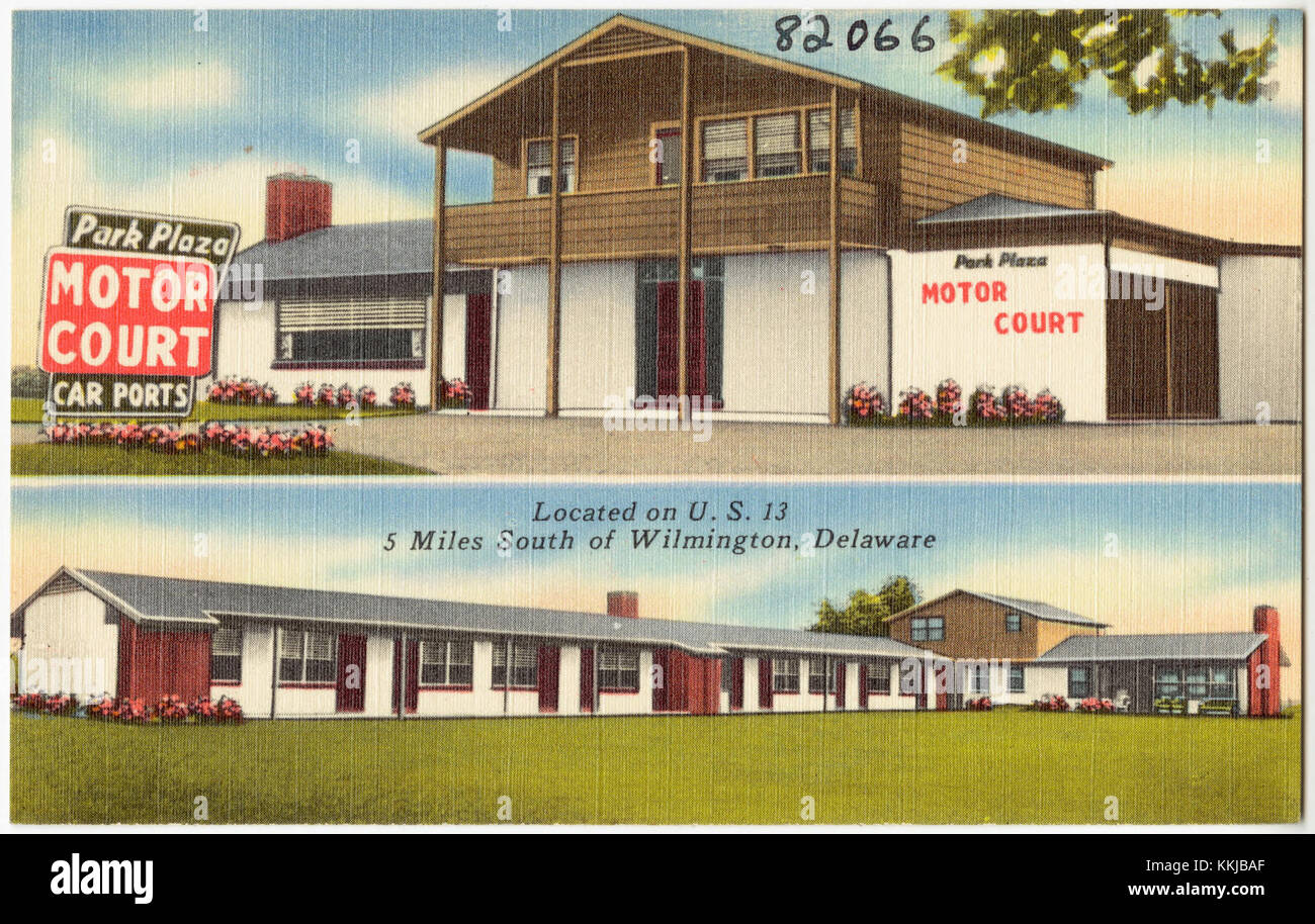 1950s motor court motel hi-res stock photography and images - Alamy