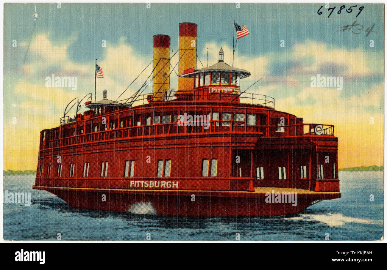 The Pittsburgh ferry is one of six large vessels operating between ...