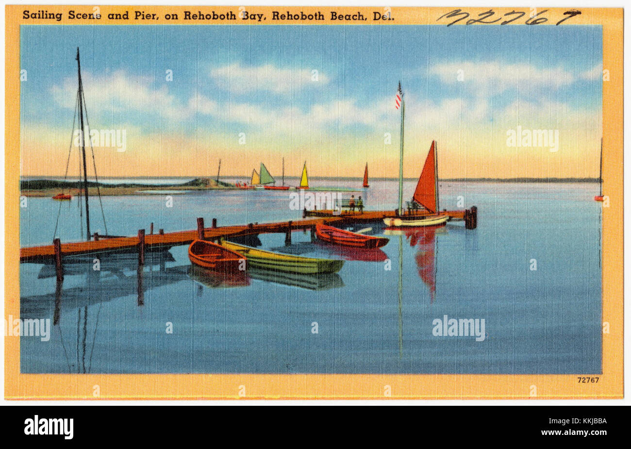 This sailing scene on Rehoboth Bay in Rehoboth Beach, Delaware ...