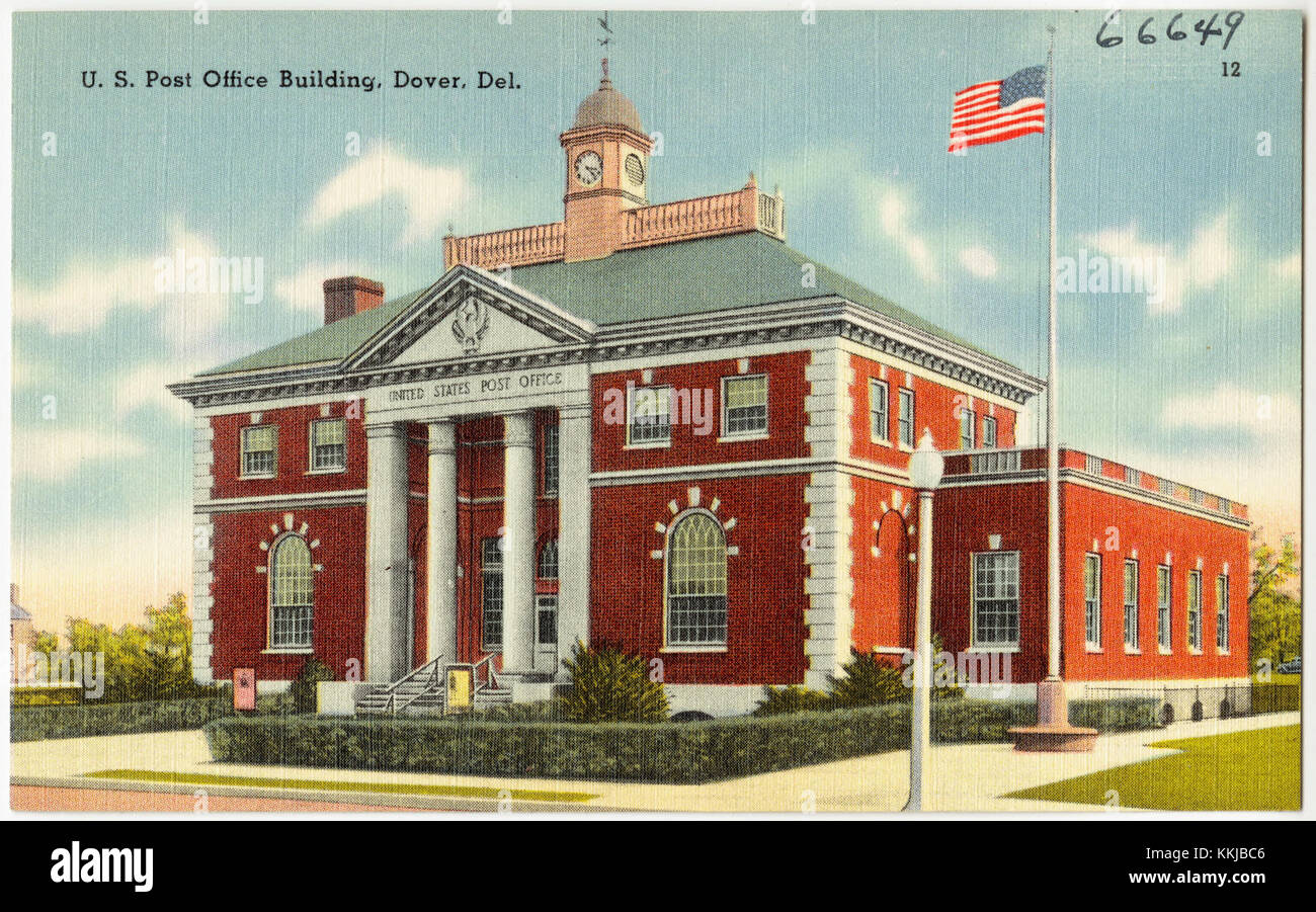 The U.S. Post Office building in Dover, Delaware, is an important ...