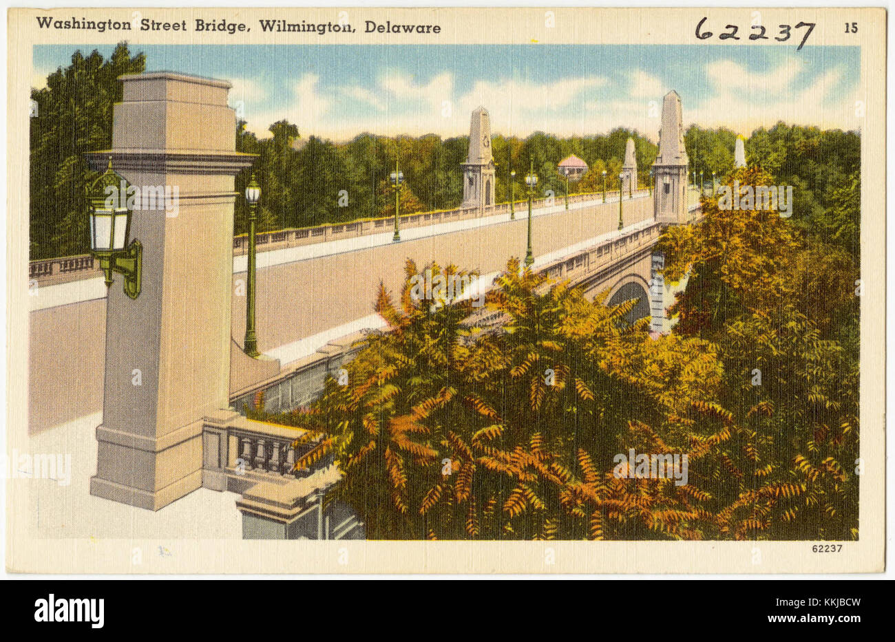 The Washington Street Bridge, located in Wilmington, Delaware, is a ...