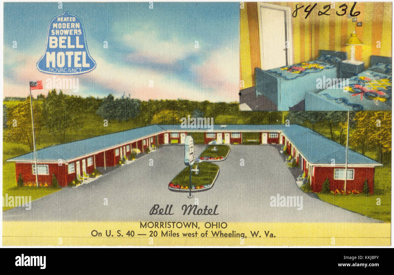 The Bell Motel is located in Morristown, Ohio, along U.S. Highway 40 ...