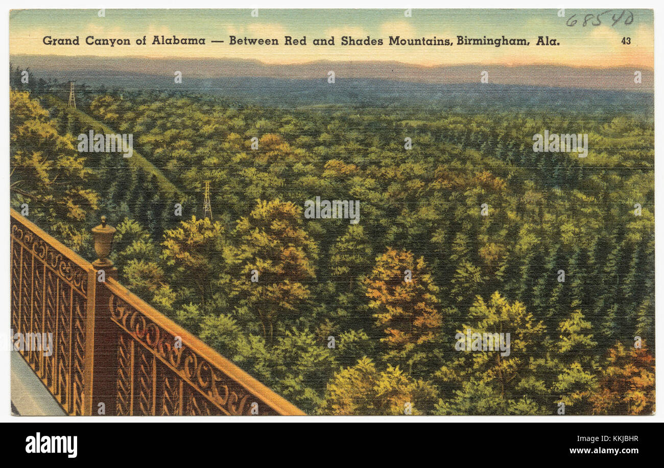 The Grand Canyon of Alabama, located between Red and Shades Mountains ...