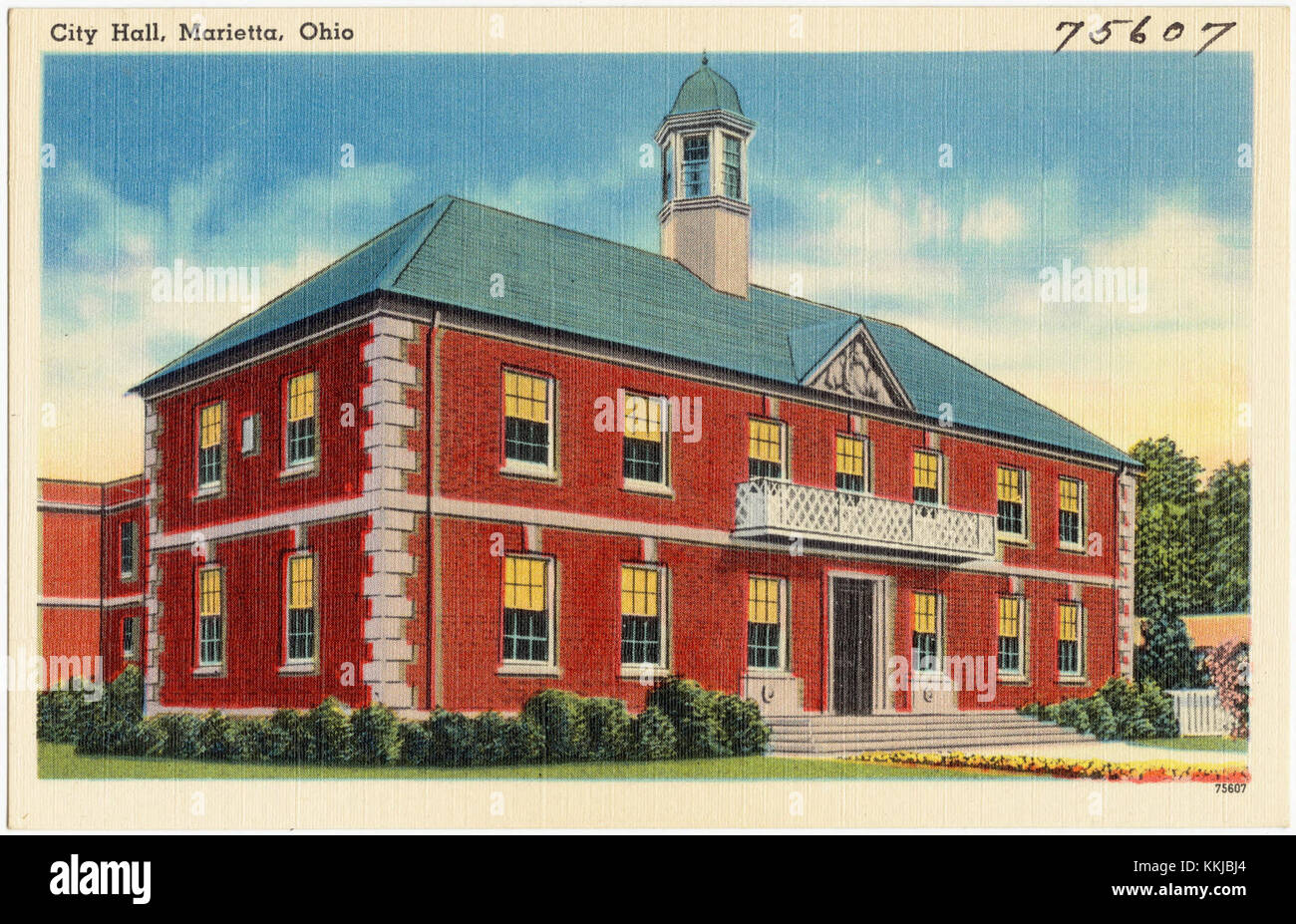 Marietta City Hall, located in Marietta, Ohio, serves as the ...