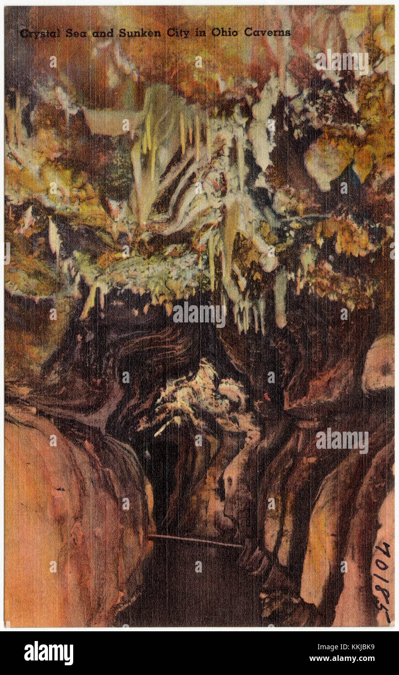 The Ohio Caverns, located in West Liberty, Ohio, are known for their ...