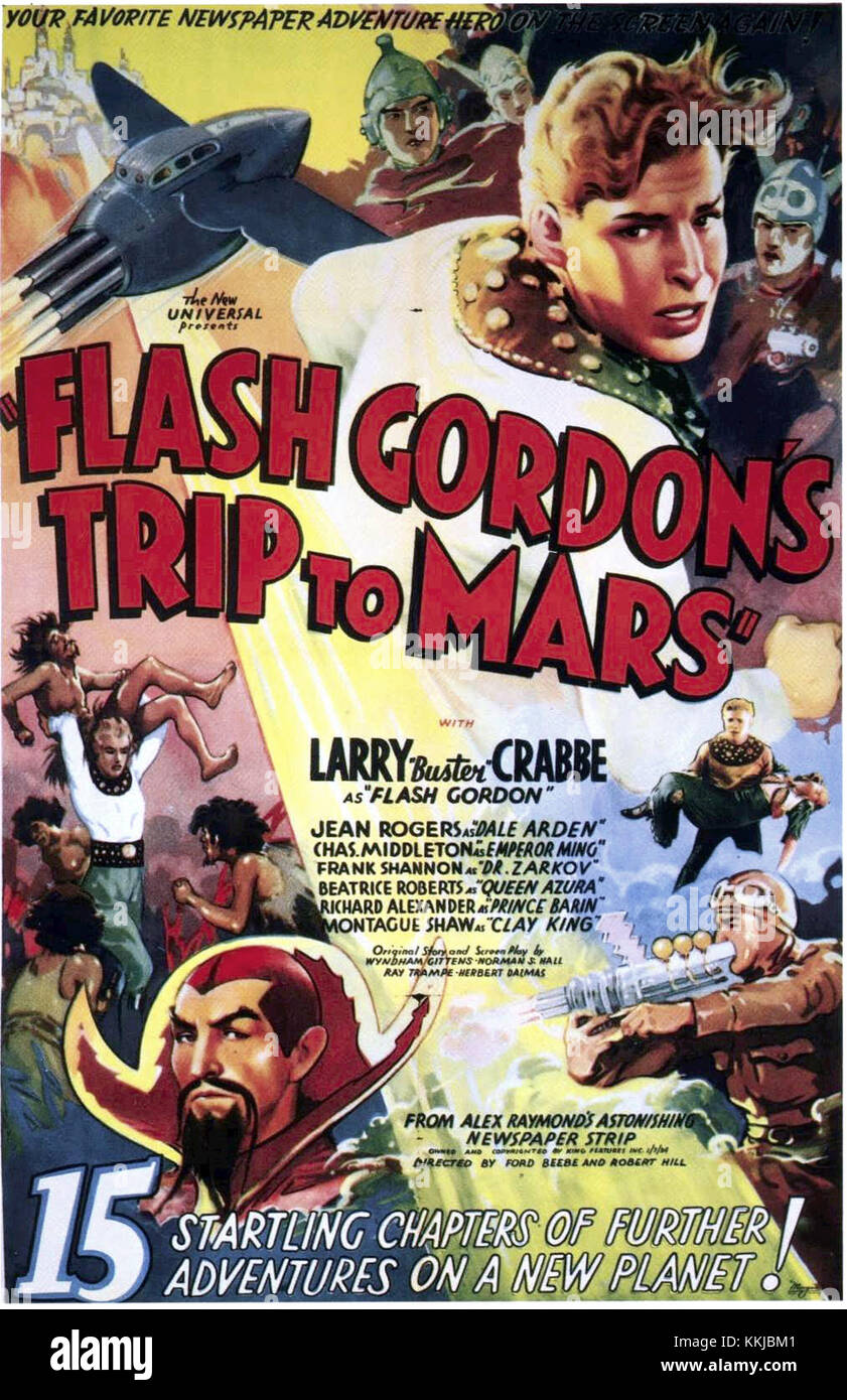 This title refers to a scene or imagery from Flash Gordon, a popular ...