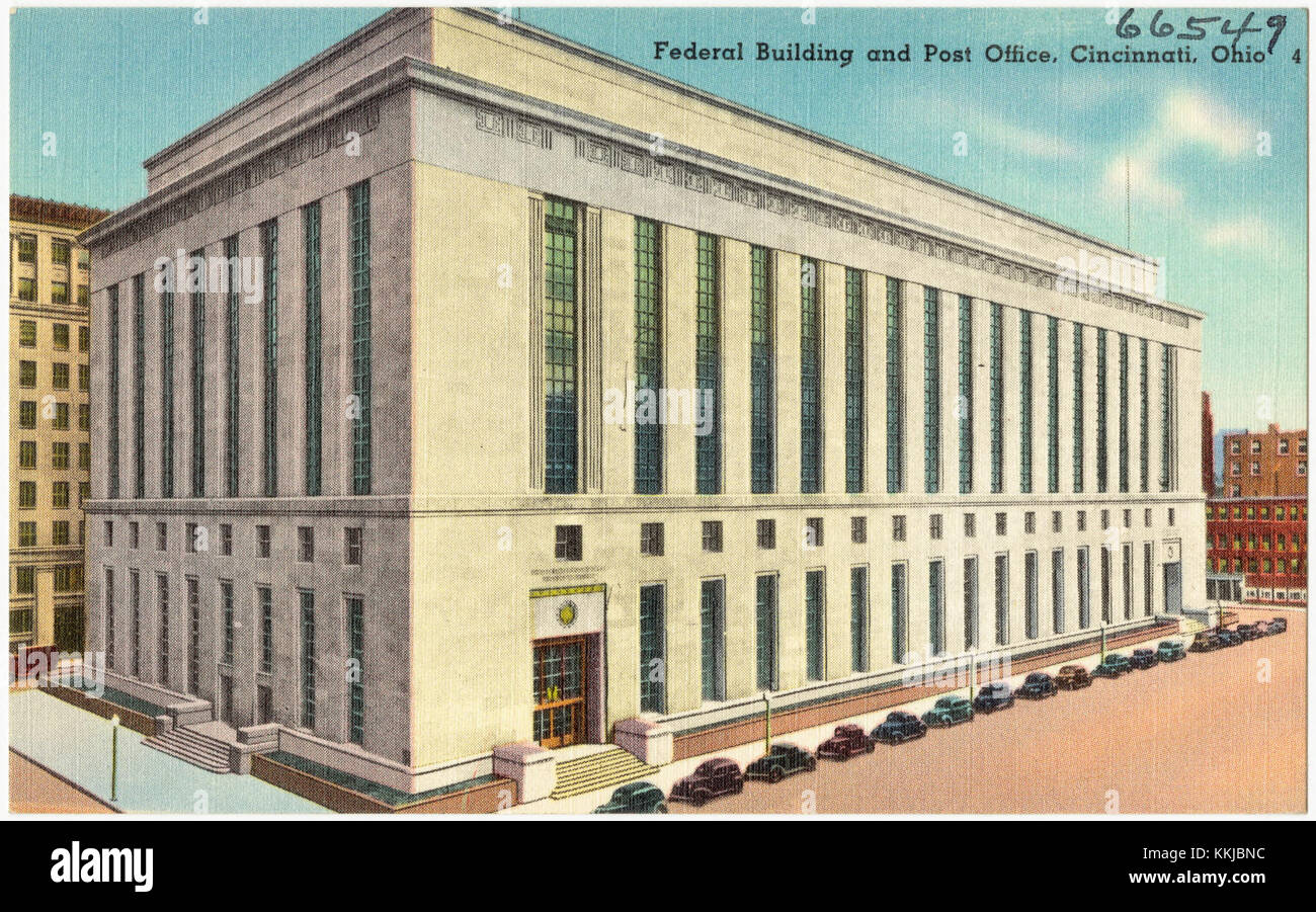 Federal building and post office, Cincinnati, Ohio (66549 Stock Photo ...