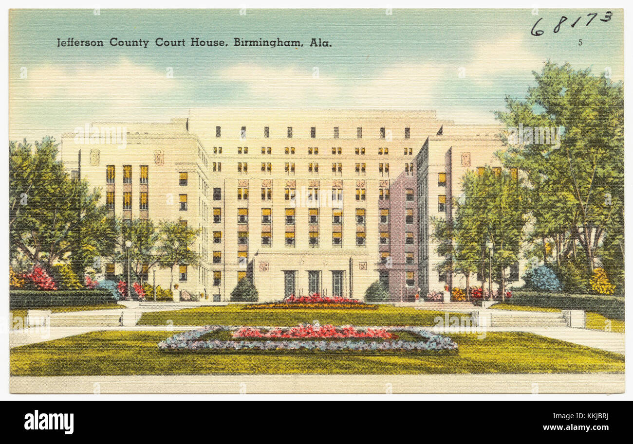 The Jefferson County Court House in Birmingham, Alabama, is a historic ...