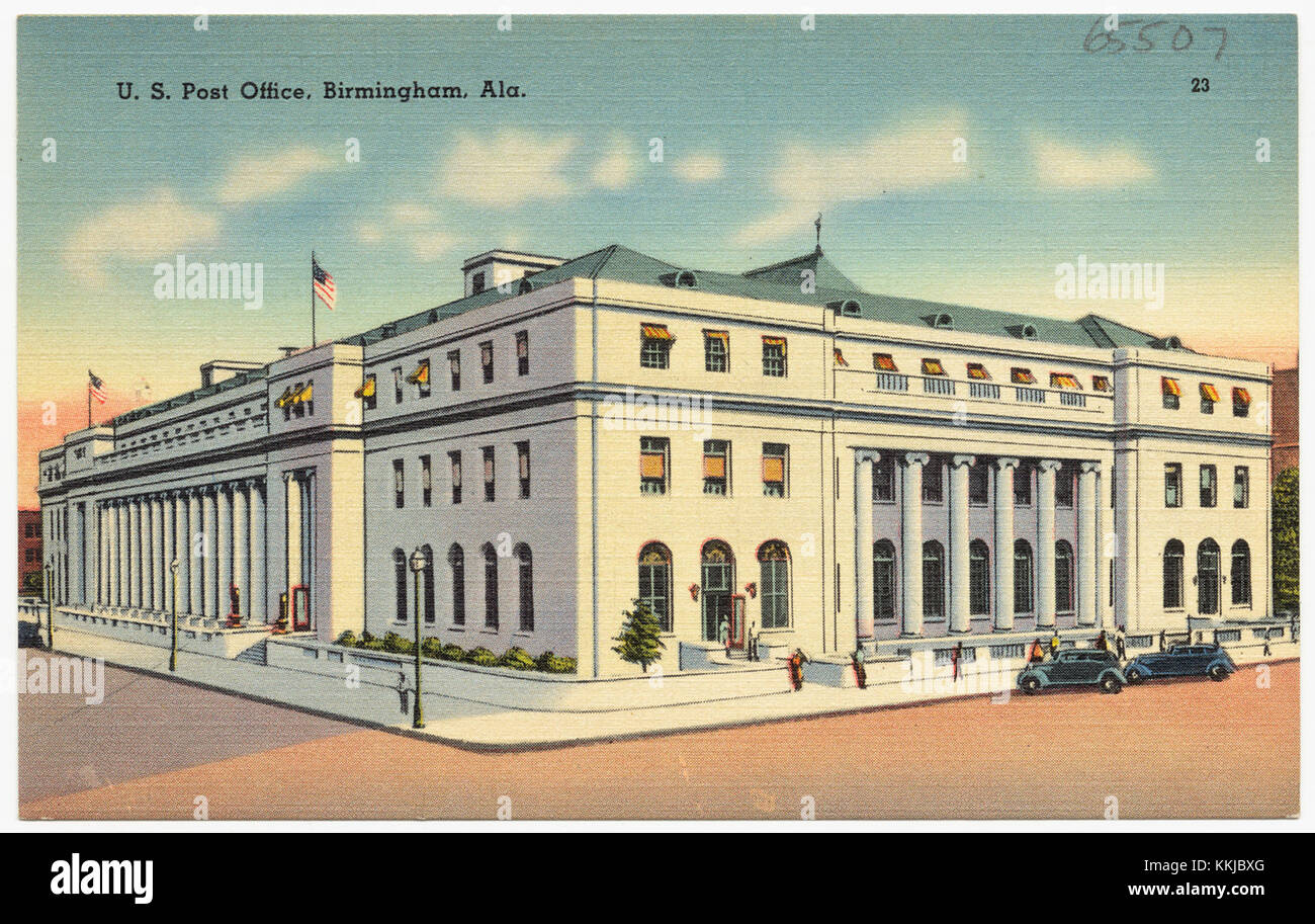 The U.S. Post Office in Birmingham, Alabama, is an architectural ...