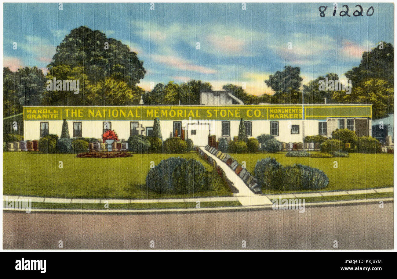 The National Memorial Stone Company, with identification number 81220 ...