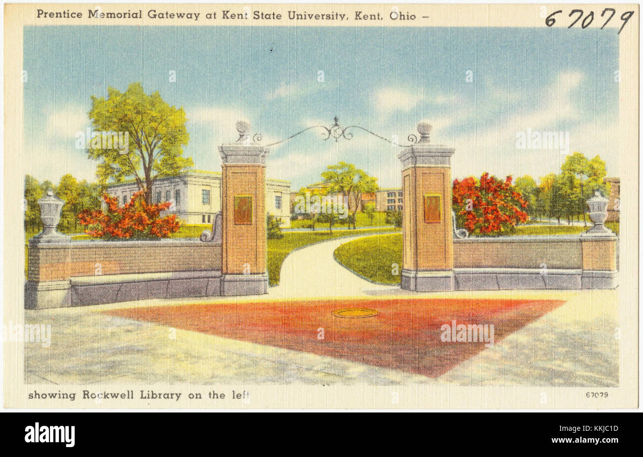 Prentice Memorial Gateway at Kent State University, Kent, Ohio ...