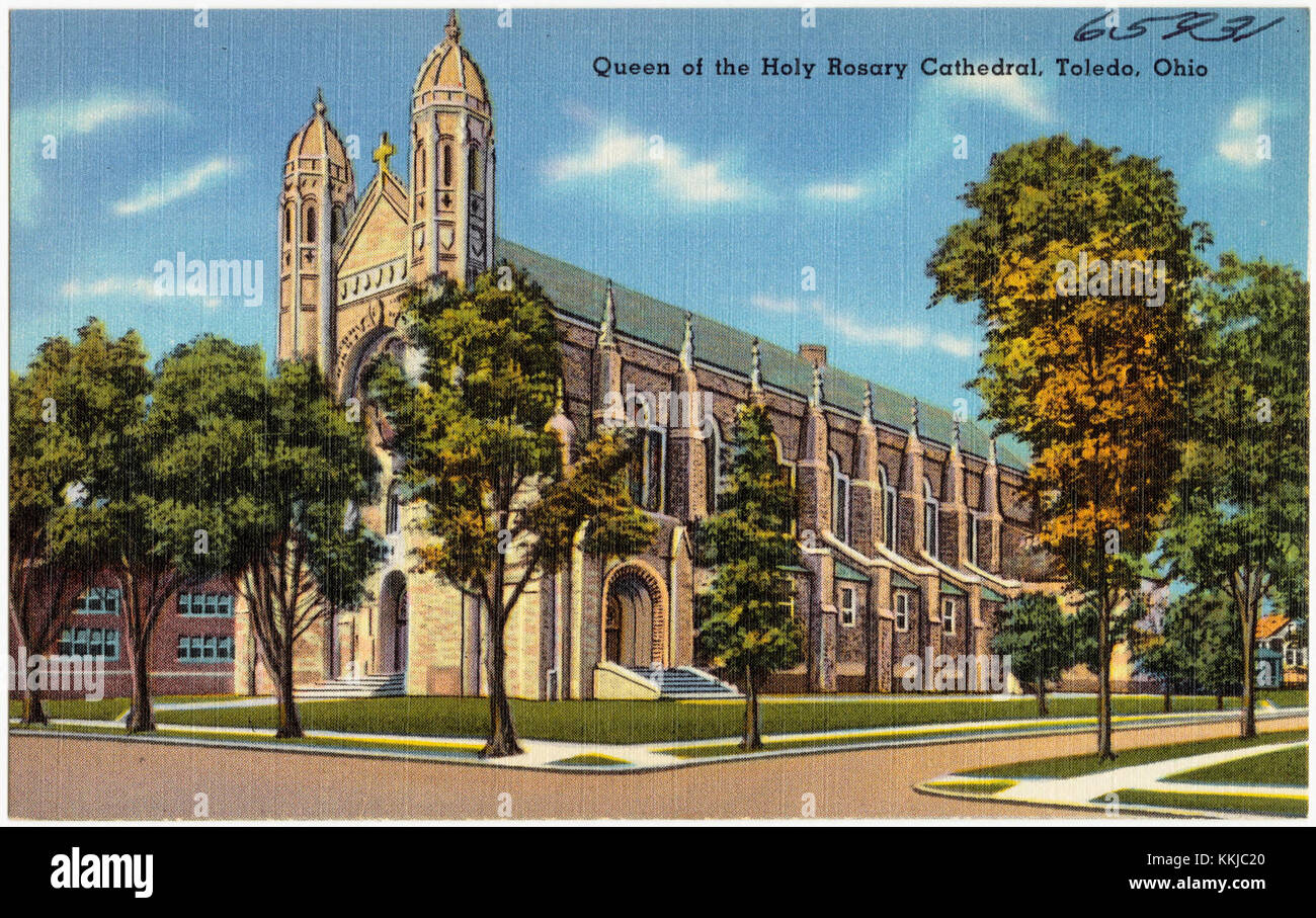 The Queen of the Holy Rosary Cathedral, located in Toledo, Ohio, is a ...