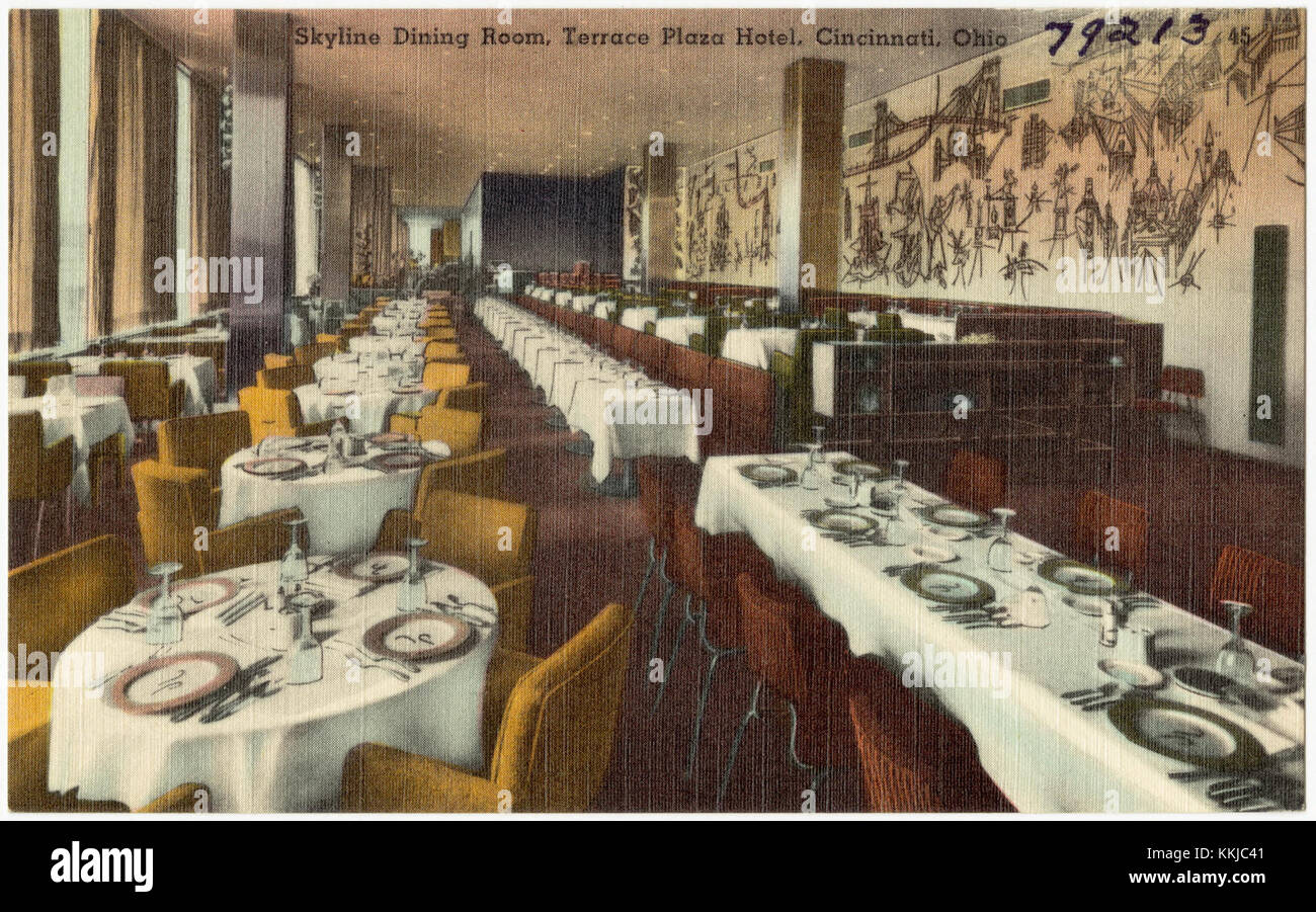 The Skyline Dining Room located in the Terrace Plaza Hotel in ...