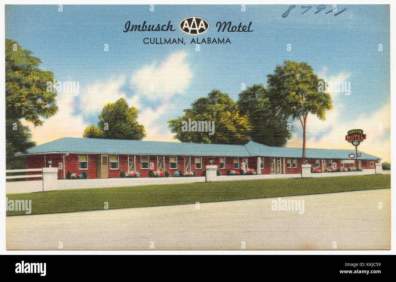 Imbusch Motel in Cullman, Alabama, was a popular accommodation facility ...