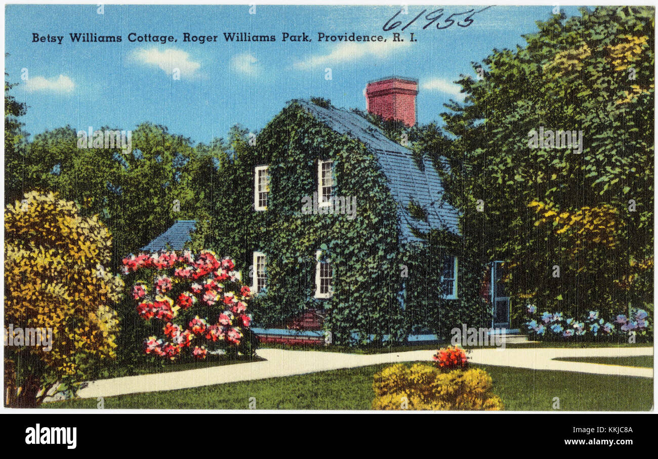 The Betsy Williams Cottage is located in Roger Williams Park in ...
