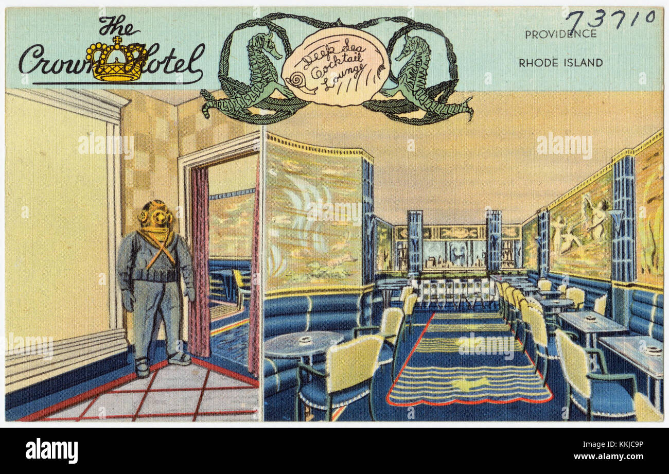The Crown Hotel, along with its Deep Sea Cocktail Lounge in Providence ...
