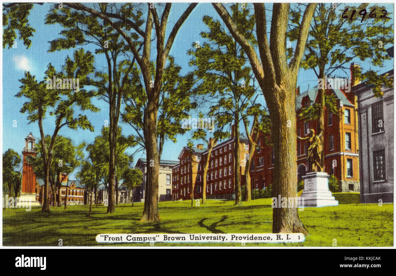 The Front Campus of Brown University in Providence, Rhode Island ...