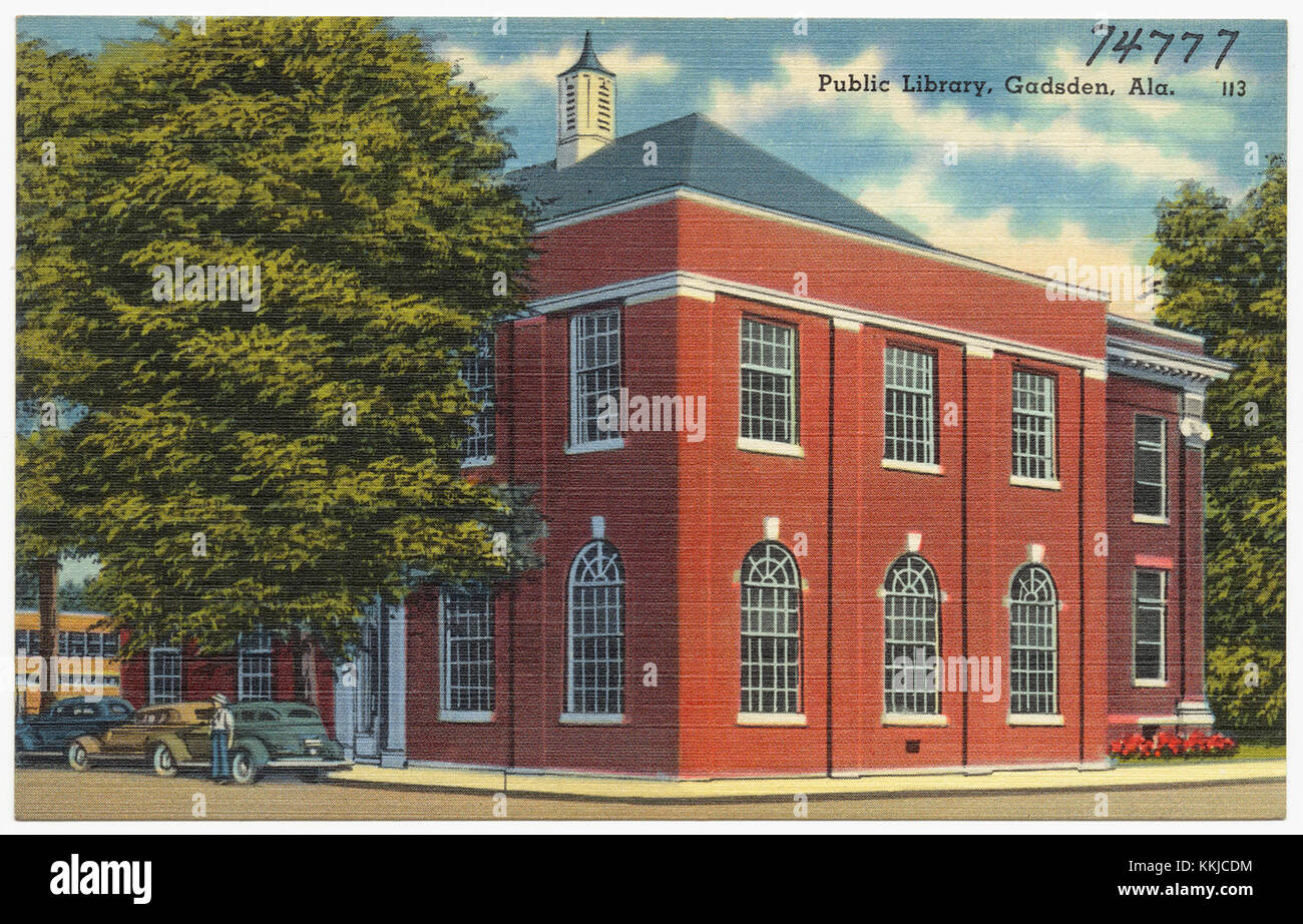 Public Library, Gadsden, Ala. (7187234931 Stock Photo - Alamy