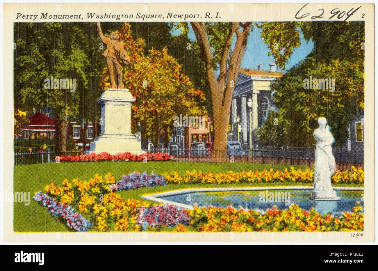 The Perry Monument in Washington Square, Newport, Rhode Island ...