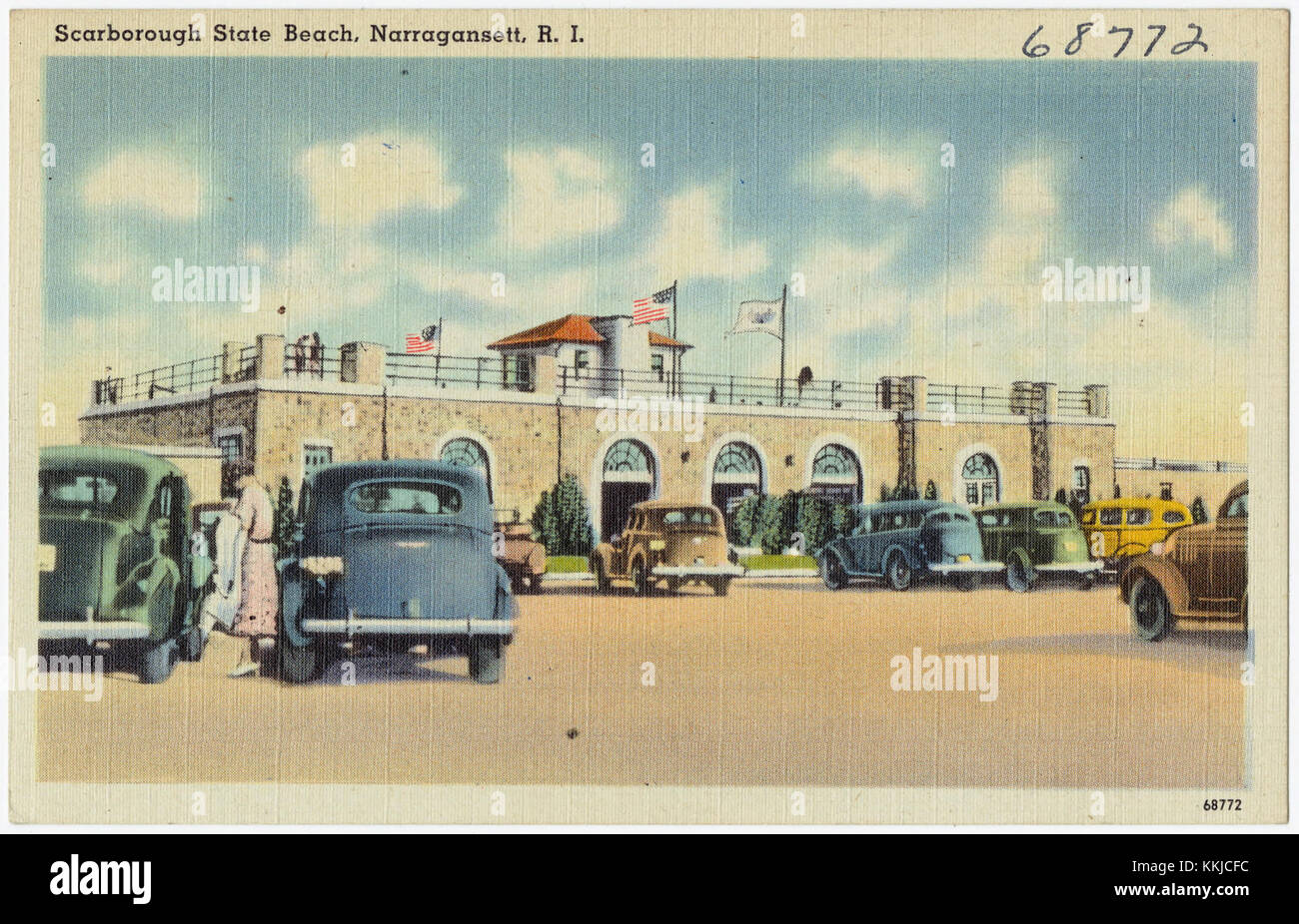 Scarborough State Beach, located in Narragansett, Rhode Island, is a ...