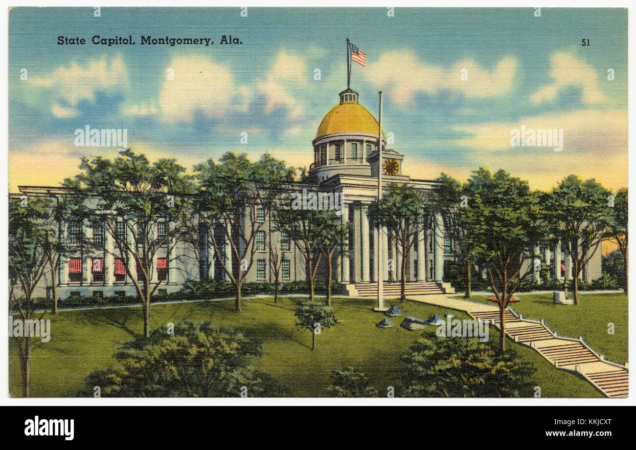 The State Capitol in Montgomery, Alabama, is a historic building known ...