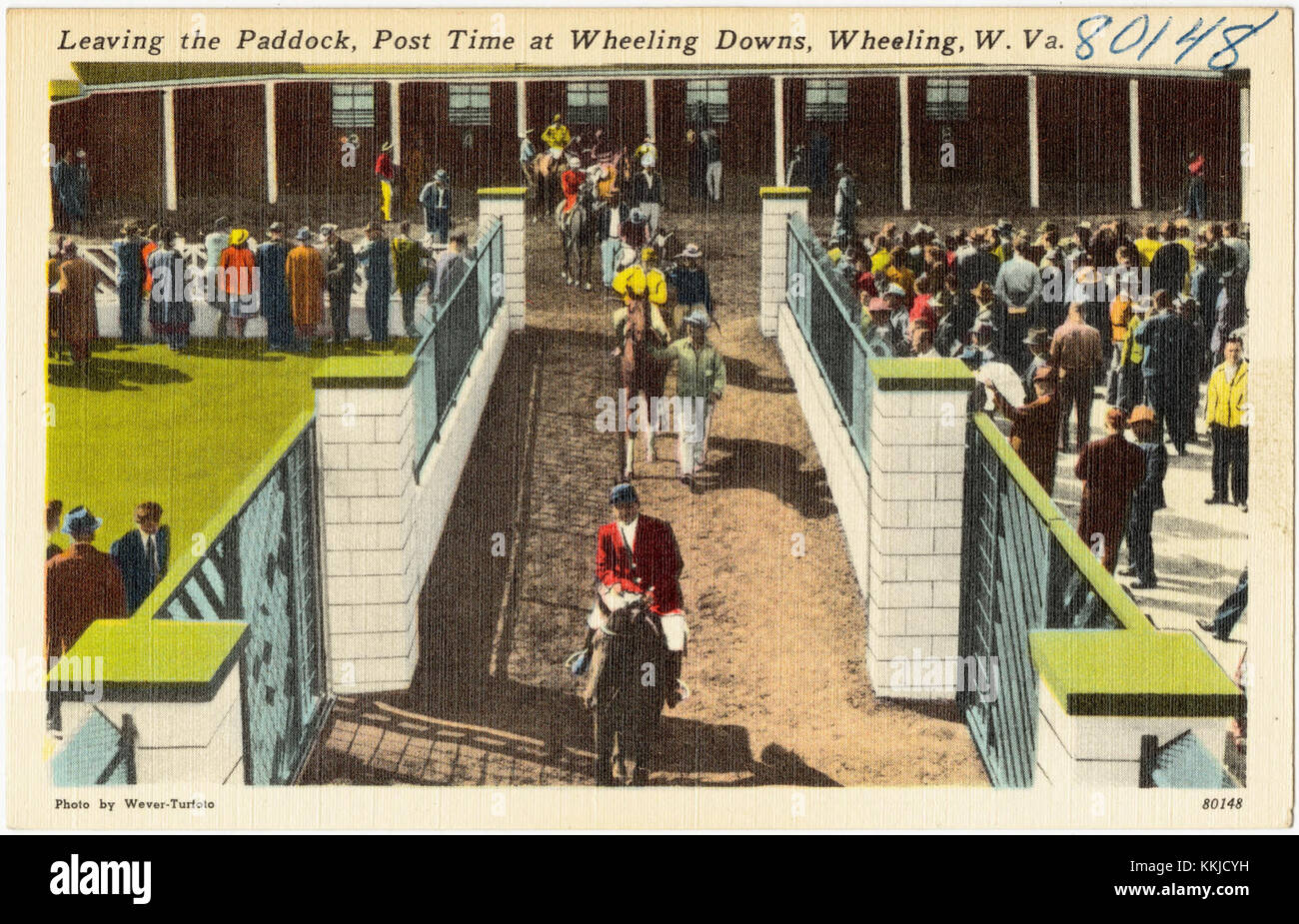 Leaving the paddock at Wheeling Downs, West Virginia, marks the ...