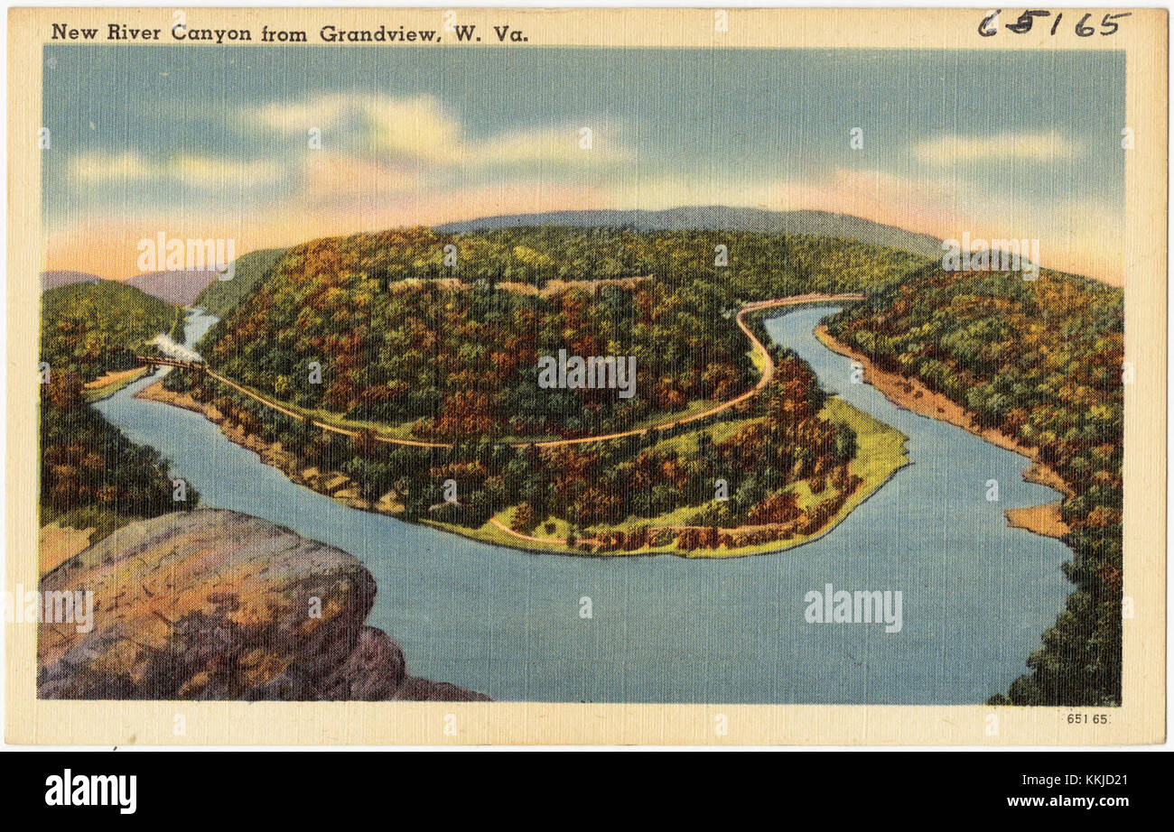 The New River Canyon, located in West Virginia, offers breathtaking ...