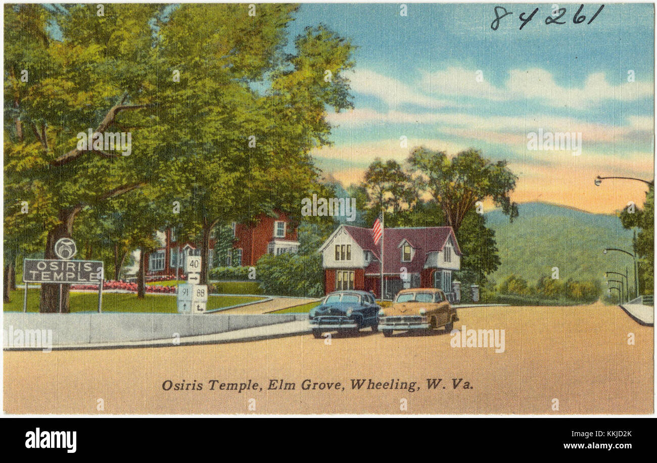The Osiris Temple in Elm Grove, Wheeling, West Virginia, is a ...