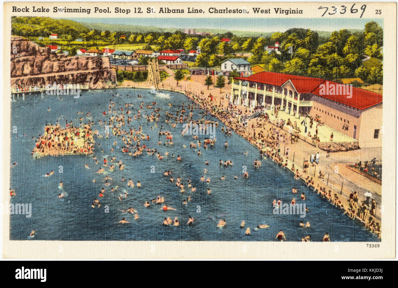 The Rock Lake swimming pool, located at Stop 12 on the St. Albans Line ...