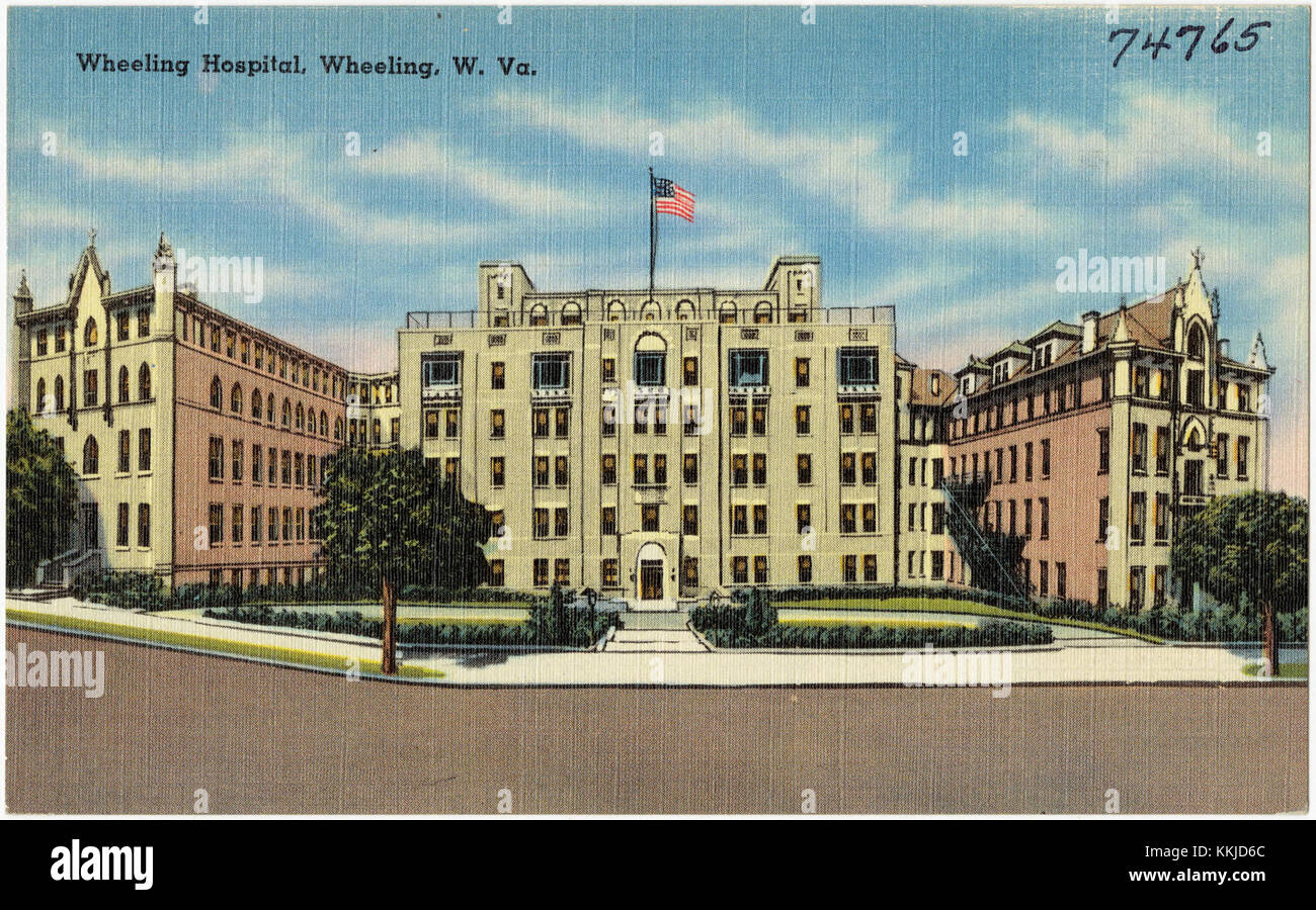 Wheeling Hospital, Wheeling, W. Va (74765 Stock Photo - Alamy