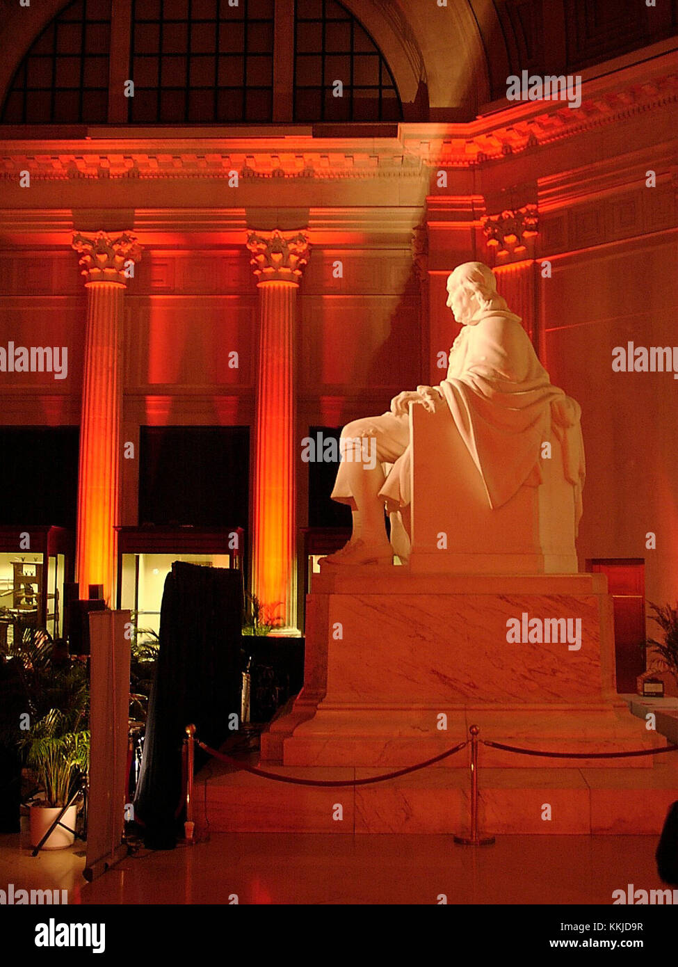 The *Benjamin Franklin National Memorial* is located in Philadelphia ...