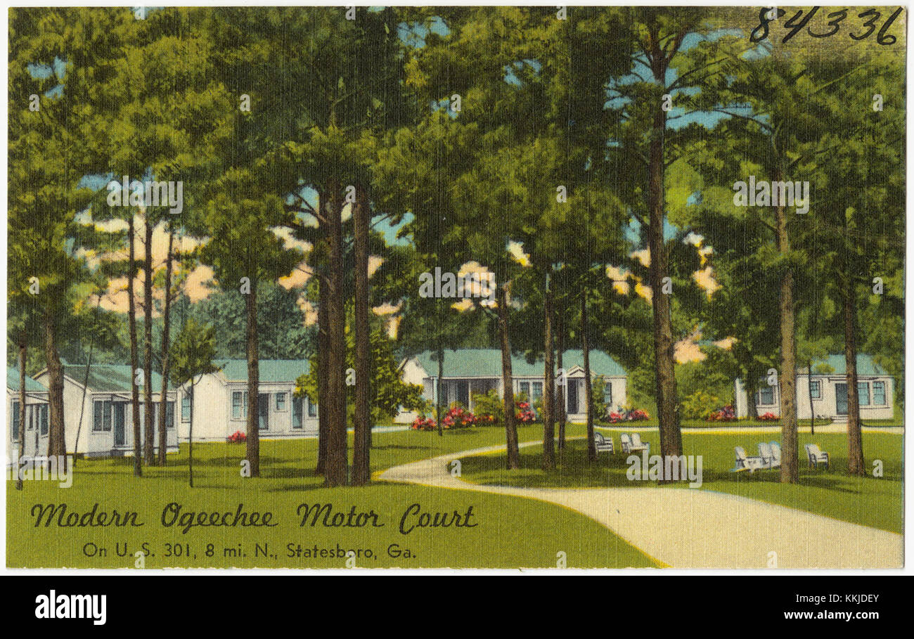 The Modern Ogeechee Motor Court, located on U.S. 301, 8 miles north of ...