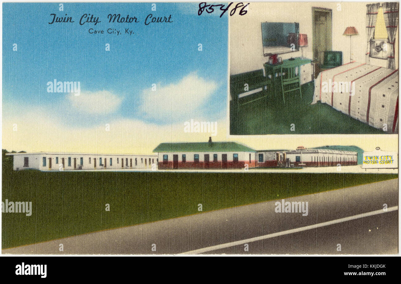 1950s motor court motel hi-res stock photography and images - Alamy