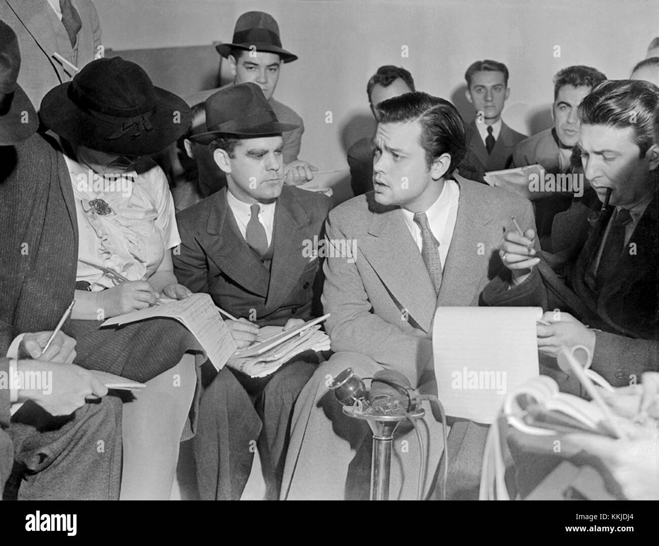 A historical reference to Orson Welles' famous 1938 radio broadcast of ...