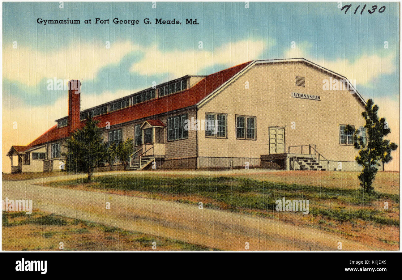 The Gymnasium at Fort George G. Meade, Maryland, serves as a facility ...