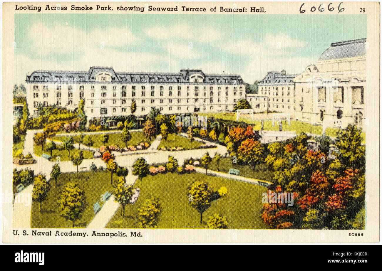 The image captures a view of Smoke Park, with the seaward terrace of ...