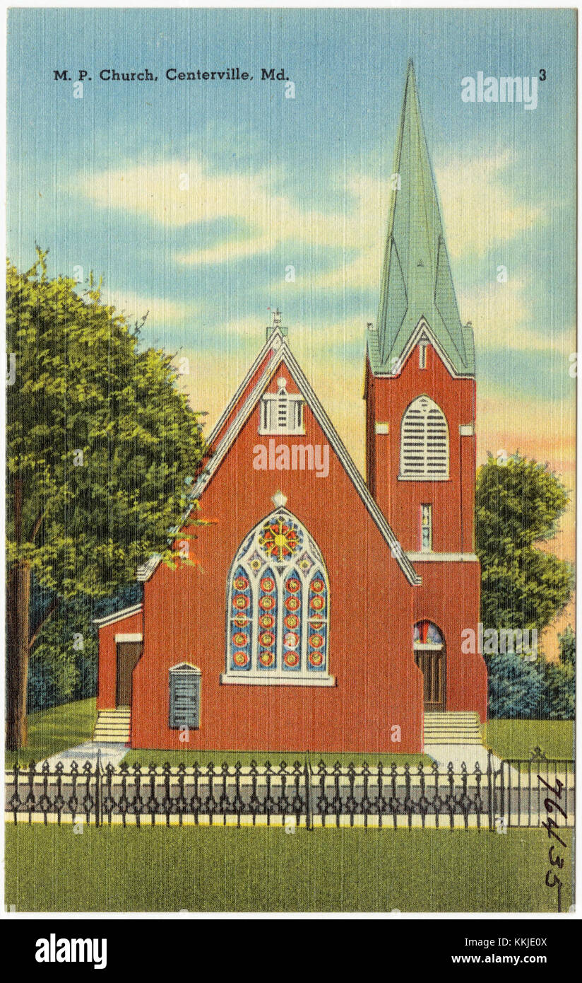 A photograph of M.P. Church in Centerville, Maryland, captured in ...