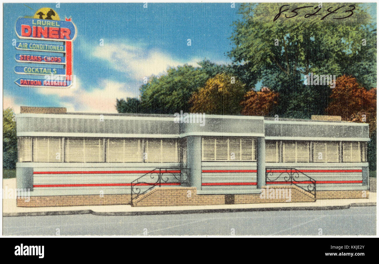 The New Laurel Diner, located on U.S. Route 1 between Baltimore and ...