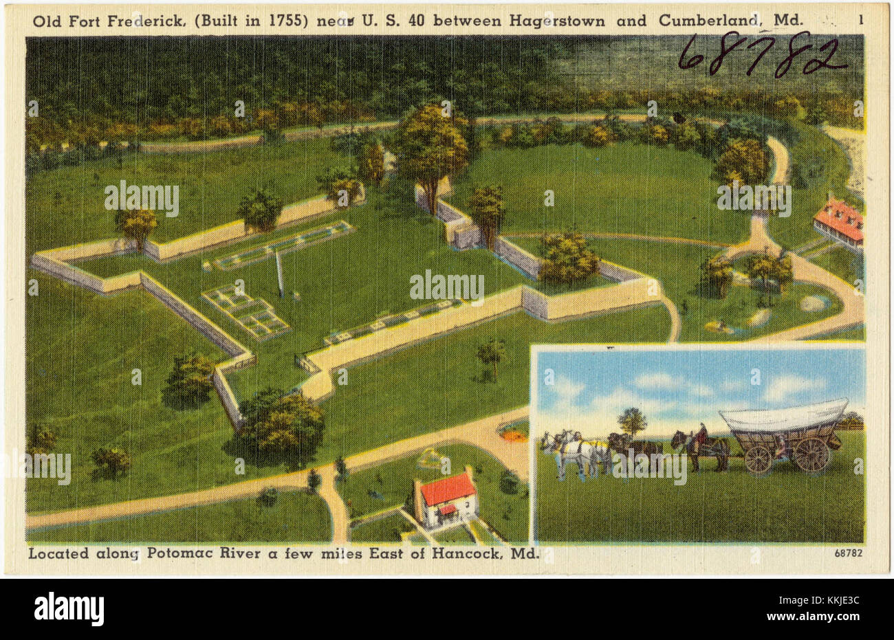 Old Fort Frederick, built in 1755, is a historic site near U.S. Route ...
