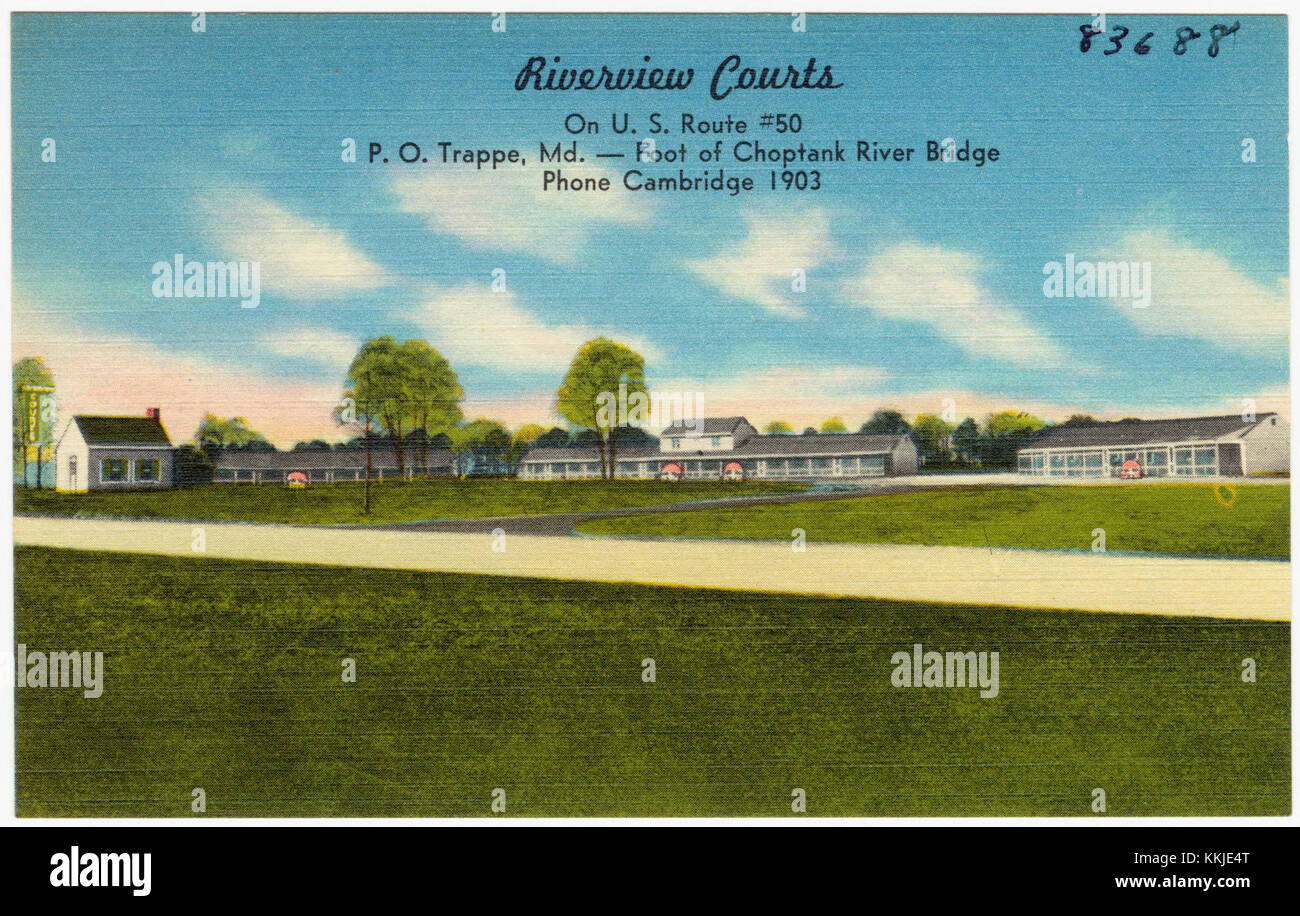 Riverview Courts, located at the foot of the Choptank River Bridge in ...
