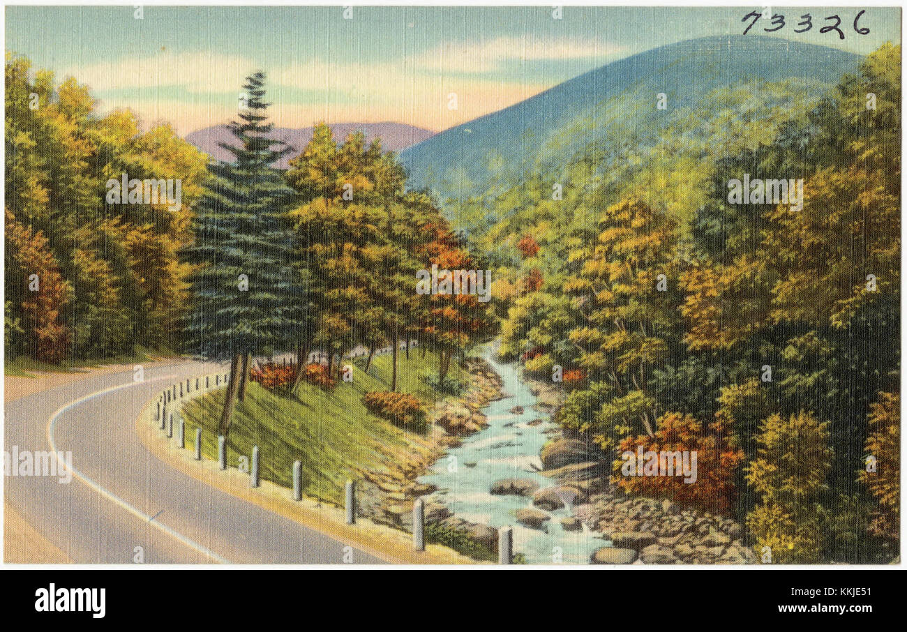 This title likely refers to a photograph or map depicting a road ...