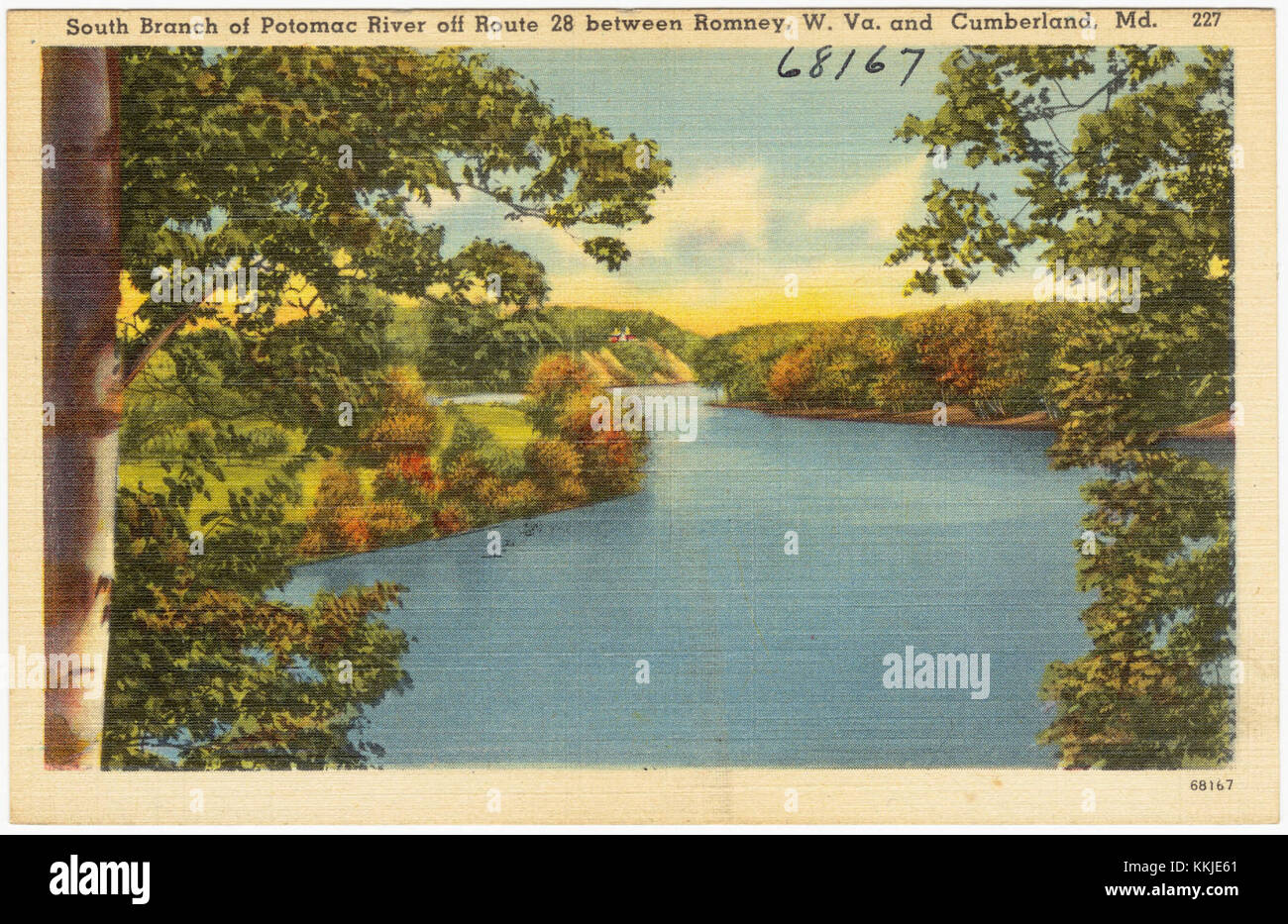 The South Branch of the Potomac River flows through West Virginia and ...