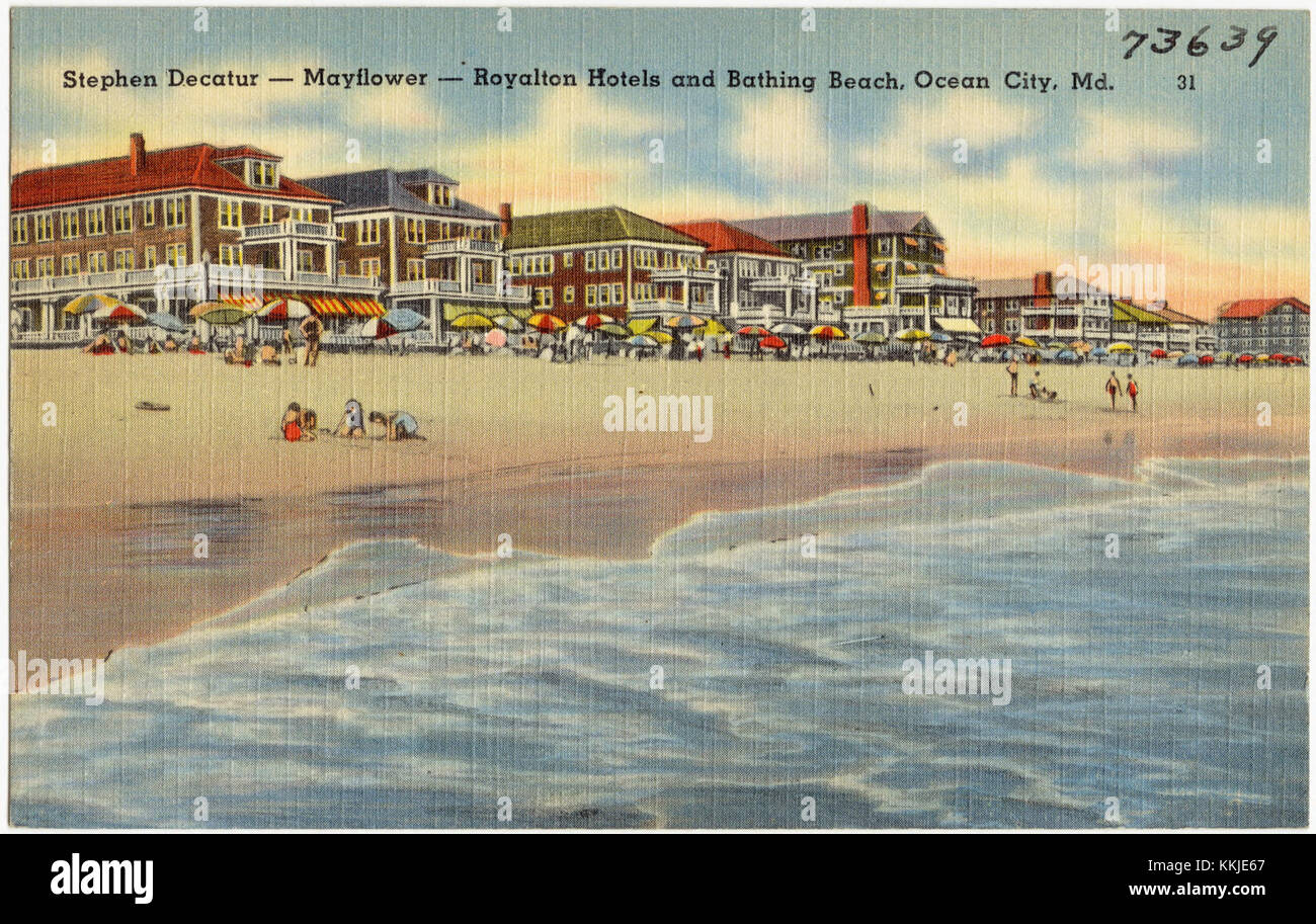 A vintage image depicting Stephen Decatur, associated with Mayflower ...