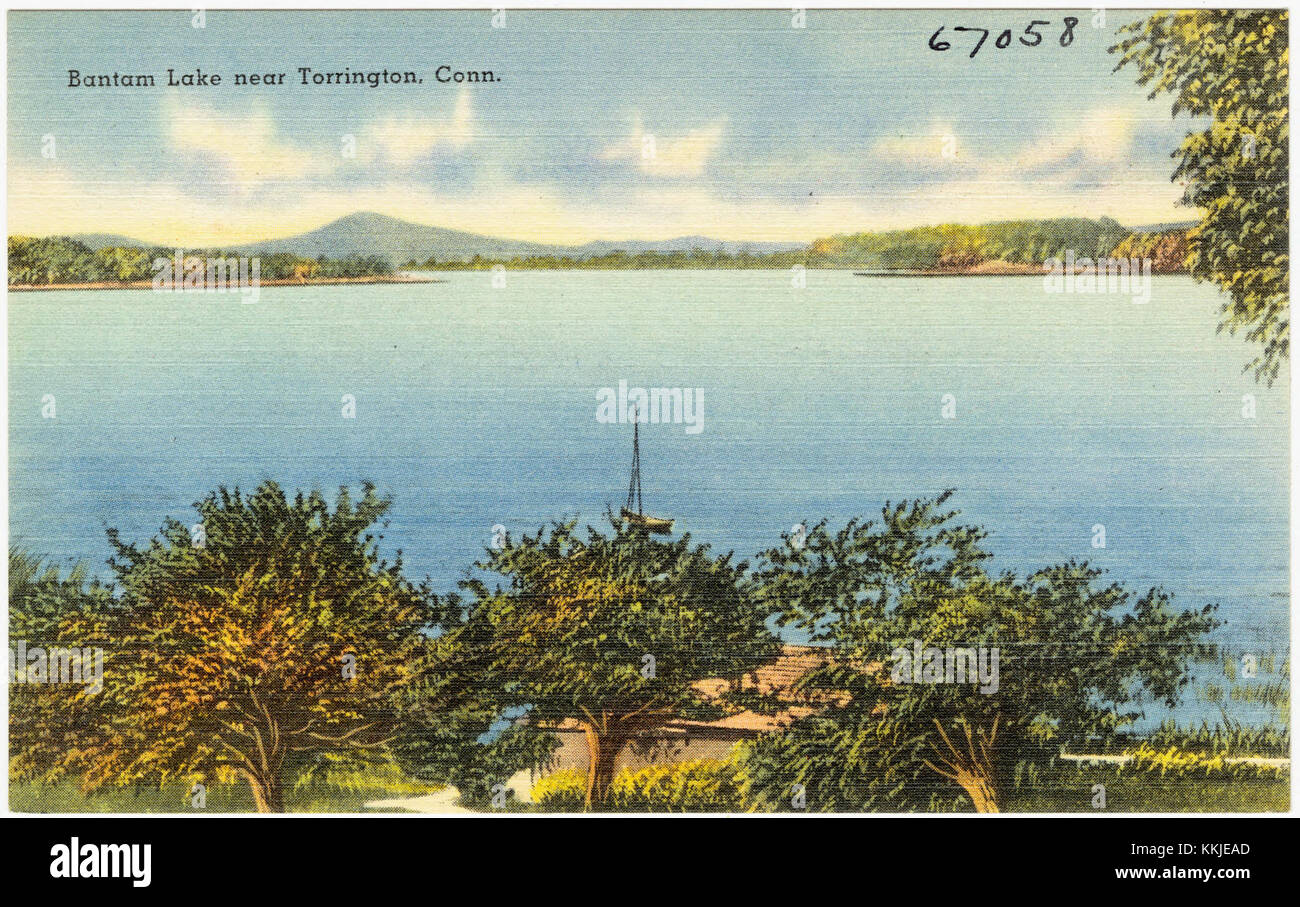 Bantam Lake near Torrington, Conn (67058 Stock Photo - Alamy